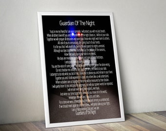 The Police K9 Poem - Etsy
