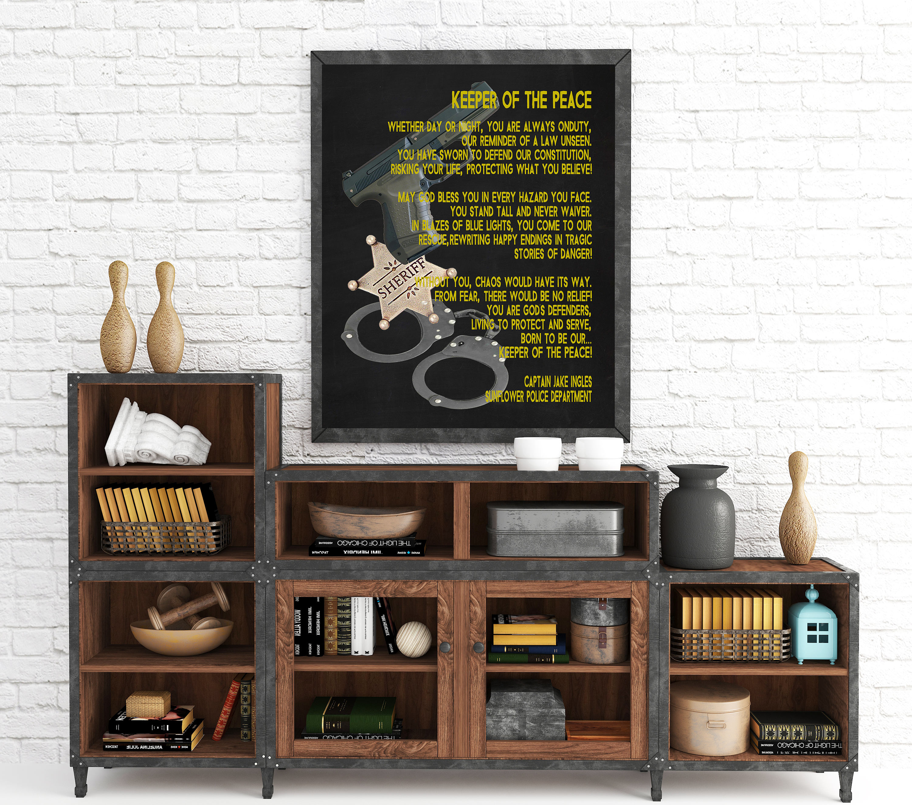 Personalized Sheriff Officer Gift, Deputy Sheriff Gift, Sheriff Gift ...