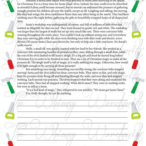 Kids Christmas Printables, Santa's Workshop Story Starter, Fun Kids ...