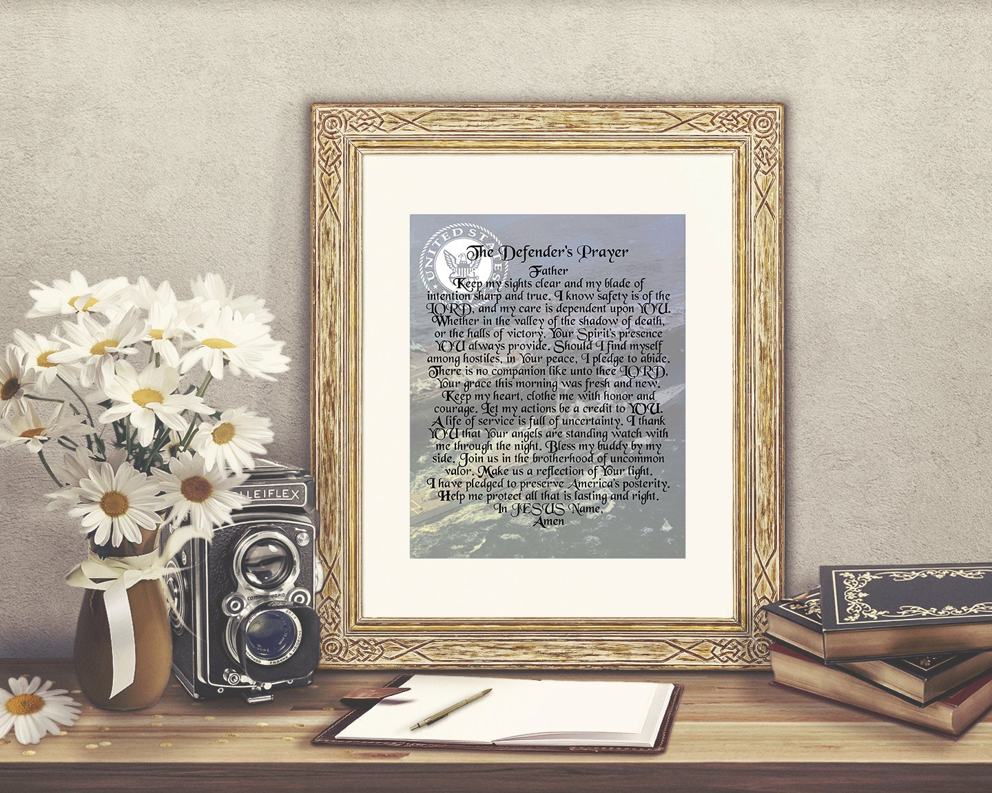 Military Gift, US Navy, Poetry Art Print, Memorial Day ,veterans Day ...