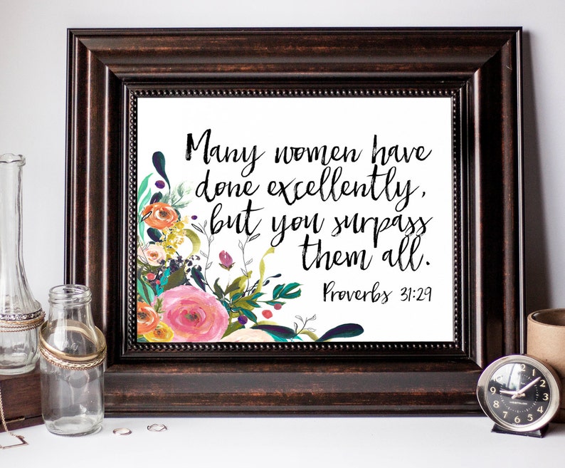 Proverbs 31 Scripture Prints, Proverbs 31 Mom, Bible Verse Printables ...
