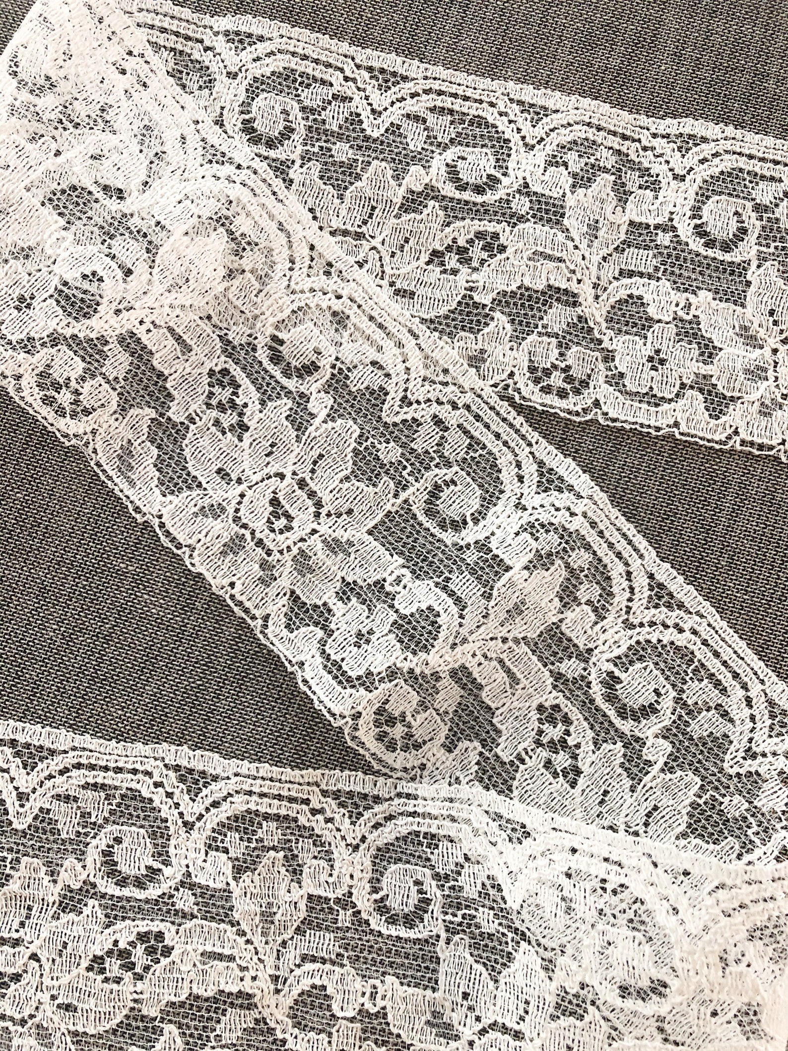 Vintage Lace Trim Fine White Floral Net Lace 2.75 Wide - Etsy