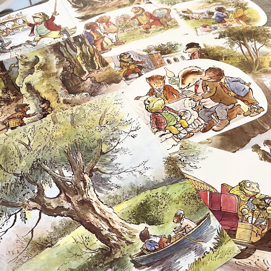 Wind in the Willows Illustrations, 15 Vintage Book Pictures, Children's ...