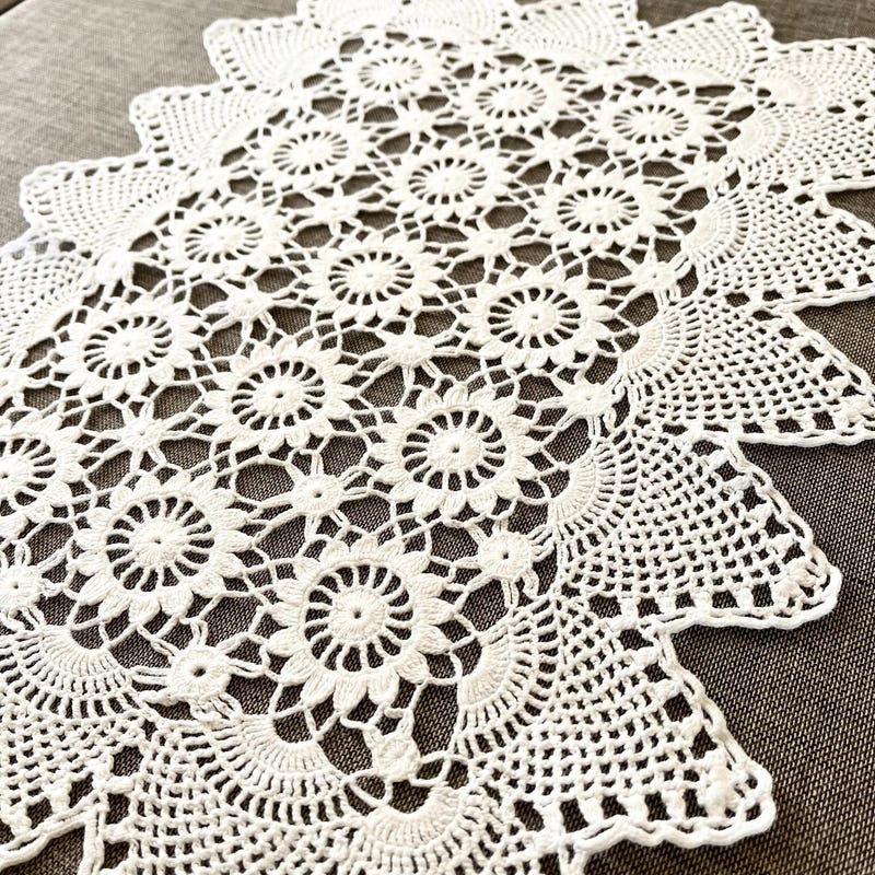 Rectangle Doily - Etsy Australia
