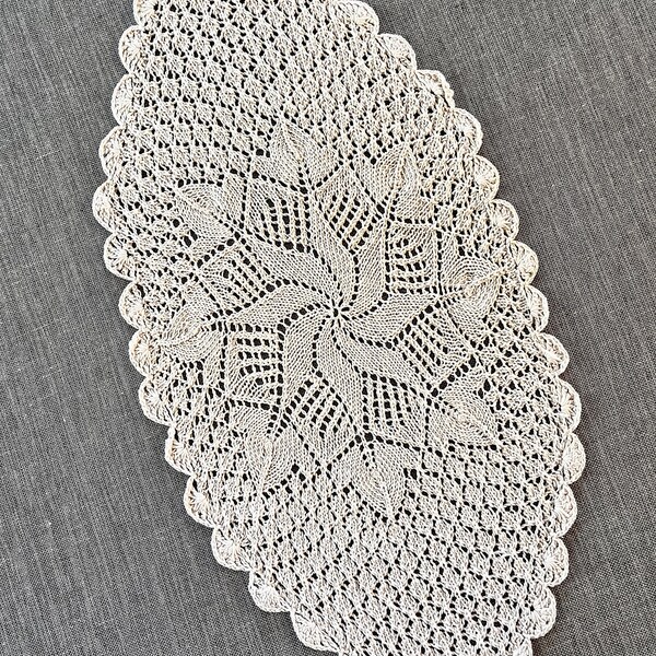 Knitted Doily - Etsy