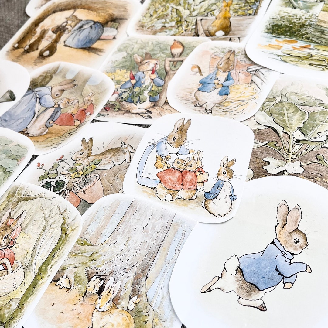 Peter Rabbit Illustrations, 16 Vintage Beatrix Potter Book Pictures ...