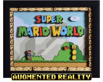 Nintendo Shadow Box | Etsy