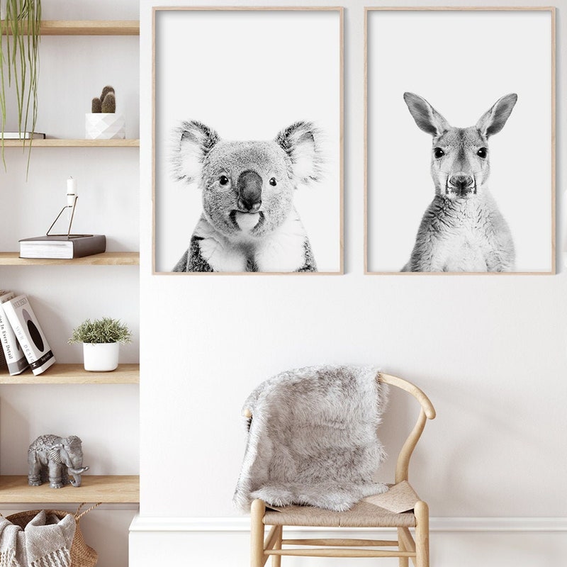 Kangaroo Print - Etsy Australia