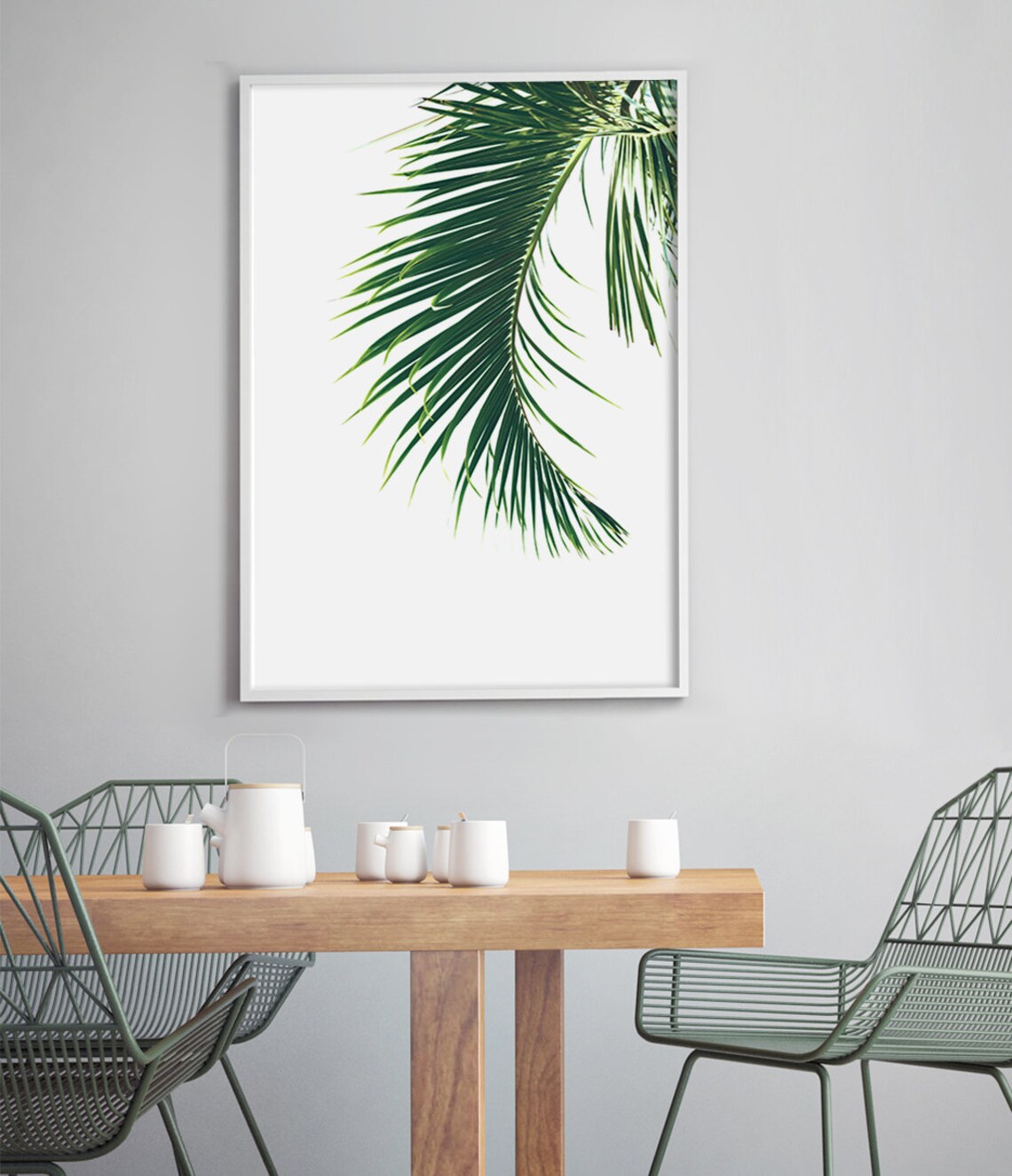 Palm Leaf Print Tropical Decor Tropical Leaf Print | Etsy