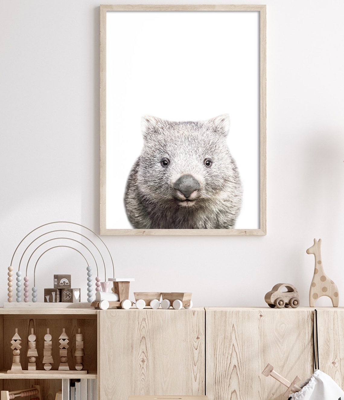 Wombat Print | Native Australian Animal Prints | Modern Australiana ...