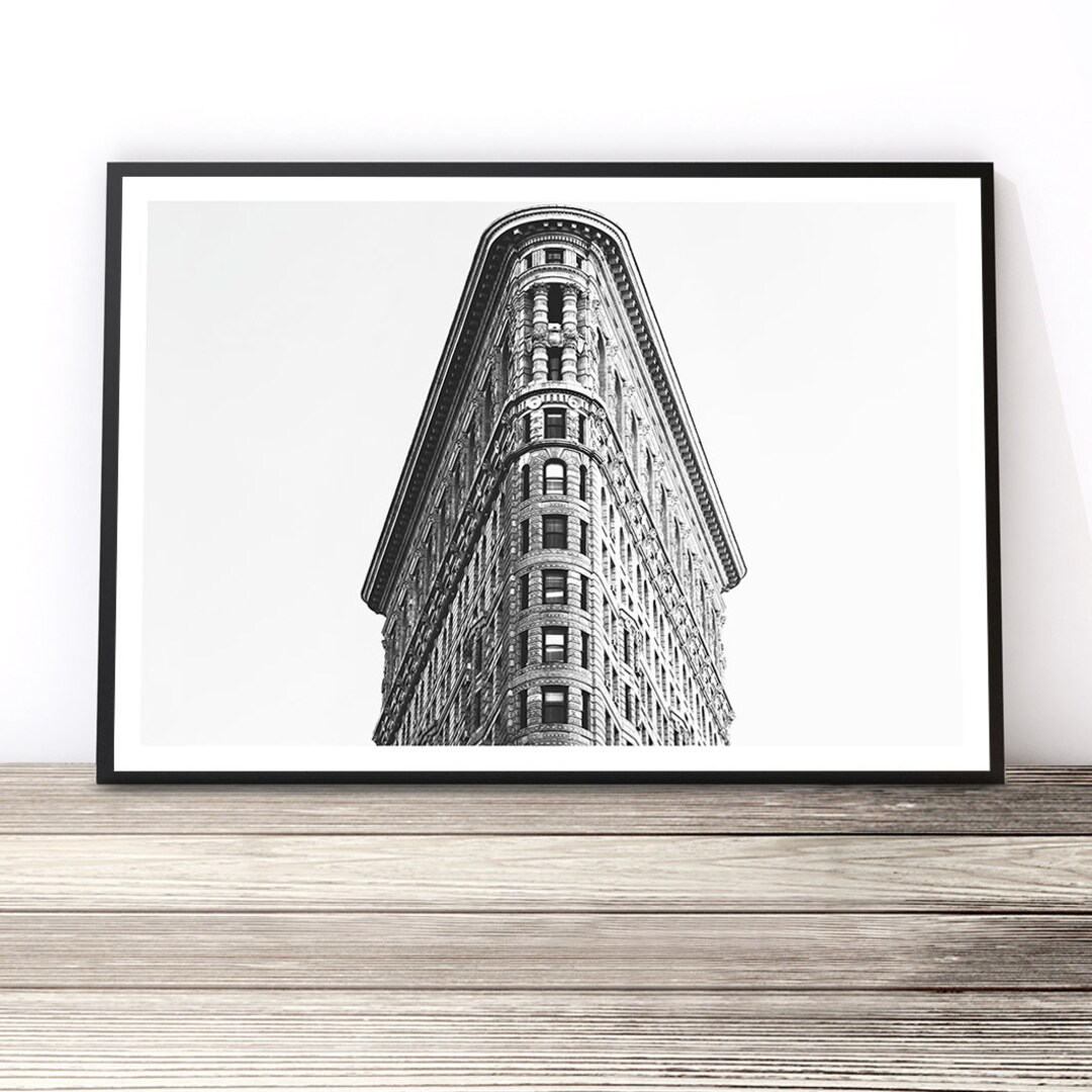 Flatiron Building Print, New York Architectural Print, New York Print ...