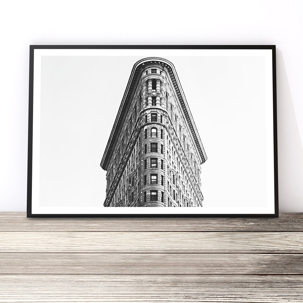 Flatiron Building Print New York Architectural Print New | Etsy