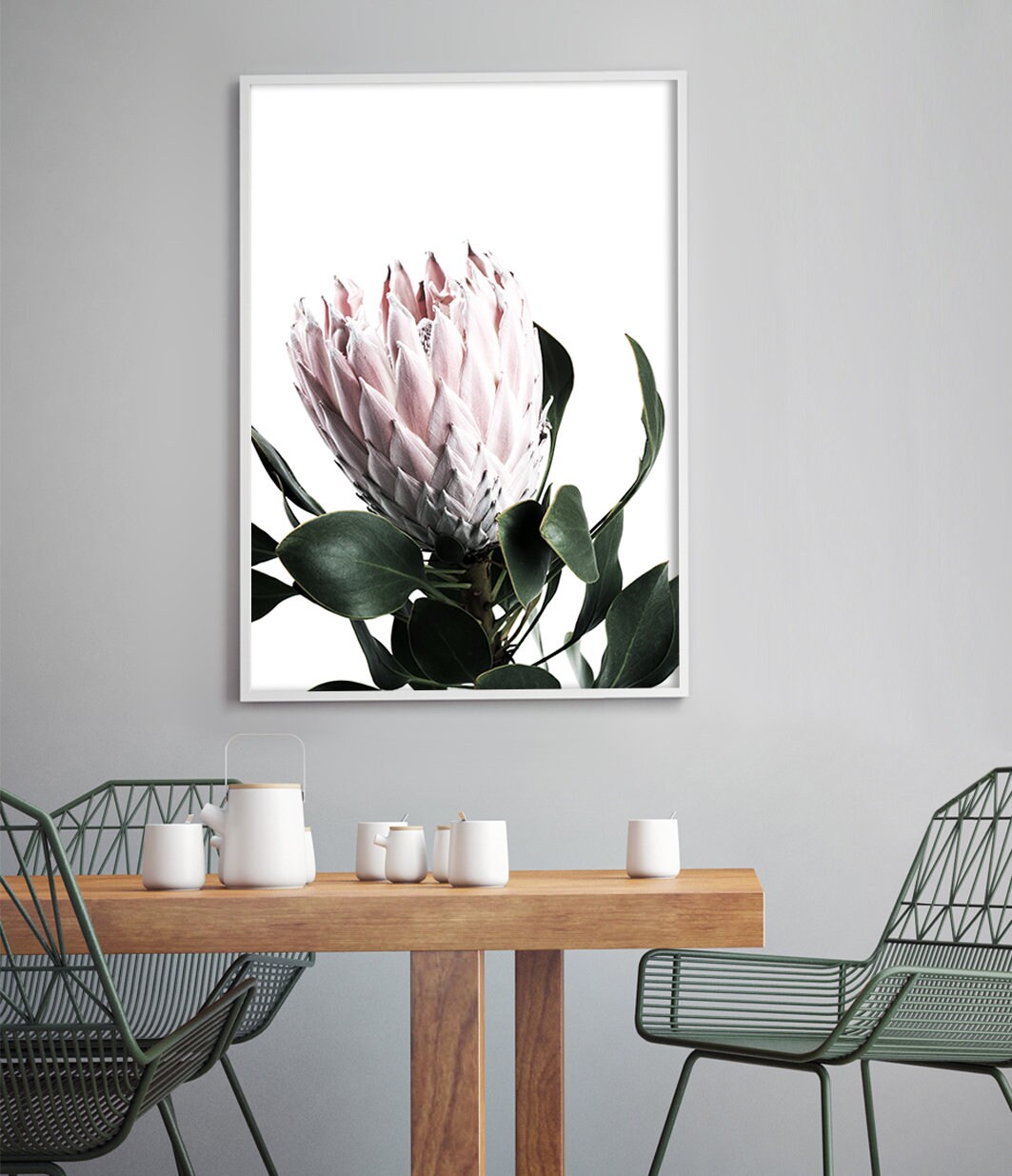 Protea Art, Blush Pink Wall Art, Flower Photography, Protea Print ...