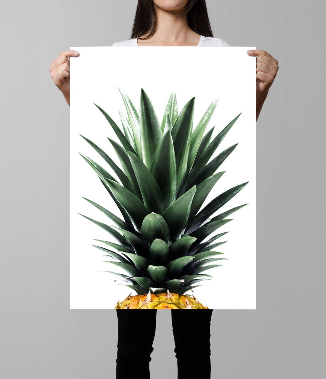 Pineapple Print Kitchen Art Print Tropical Print Pineapple - Etsy