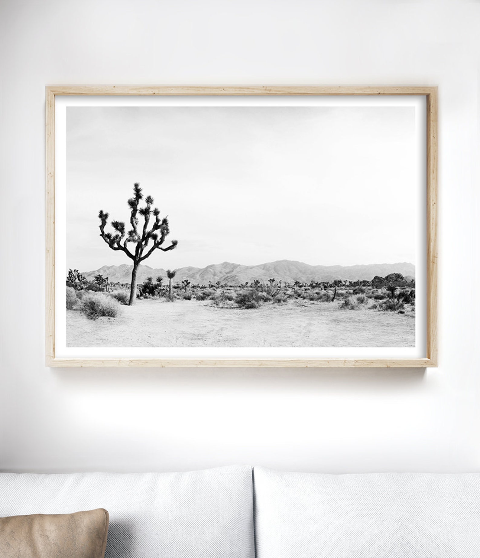 Joshua Tree Desert Art Print, Southwestern Art, Boho Wall Art, Joshua ...