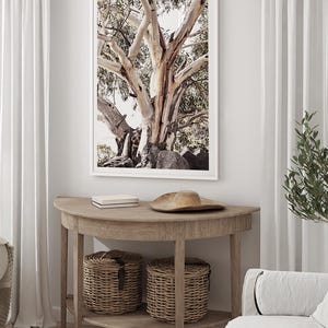 Gum Tree Print | Australian Landscape Art Poster | Aussie Native Bush ...