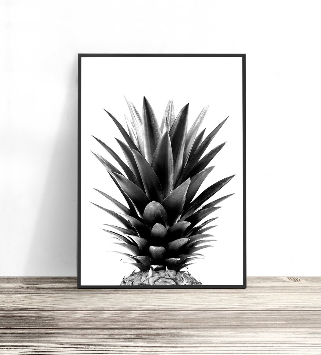 Tropical Print, Pineapple Print, Pineapple Poster, Pineapple Wall Art ...