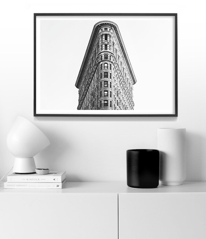 Flatiron Building Print New York Architectural Print New - Etsy