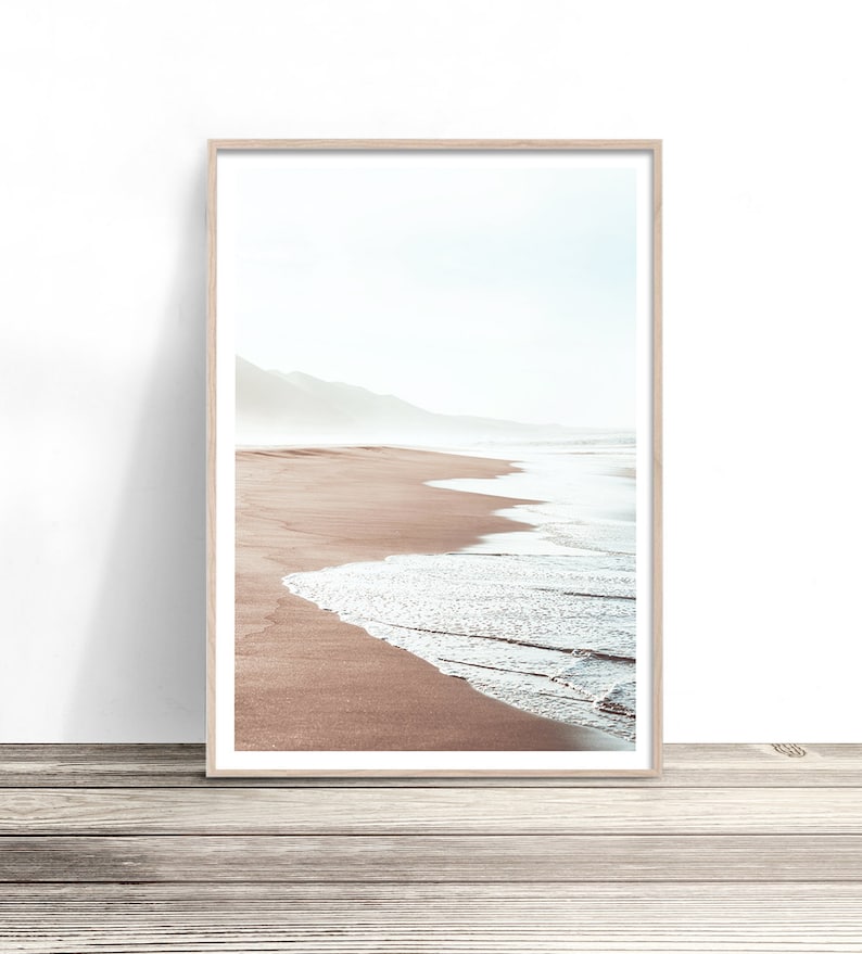 Beach Print Coastal Art Ocean Print Beach Decor Ocean - Etsy