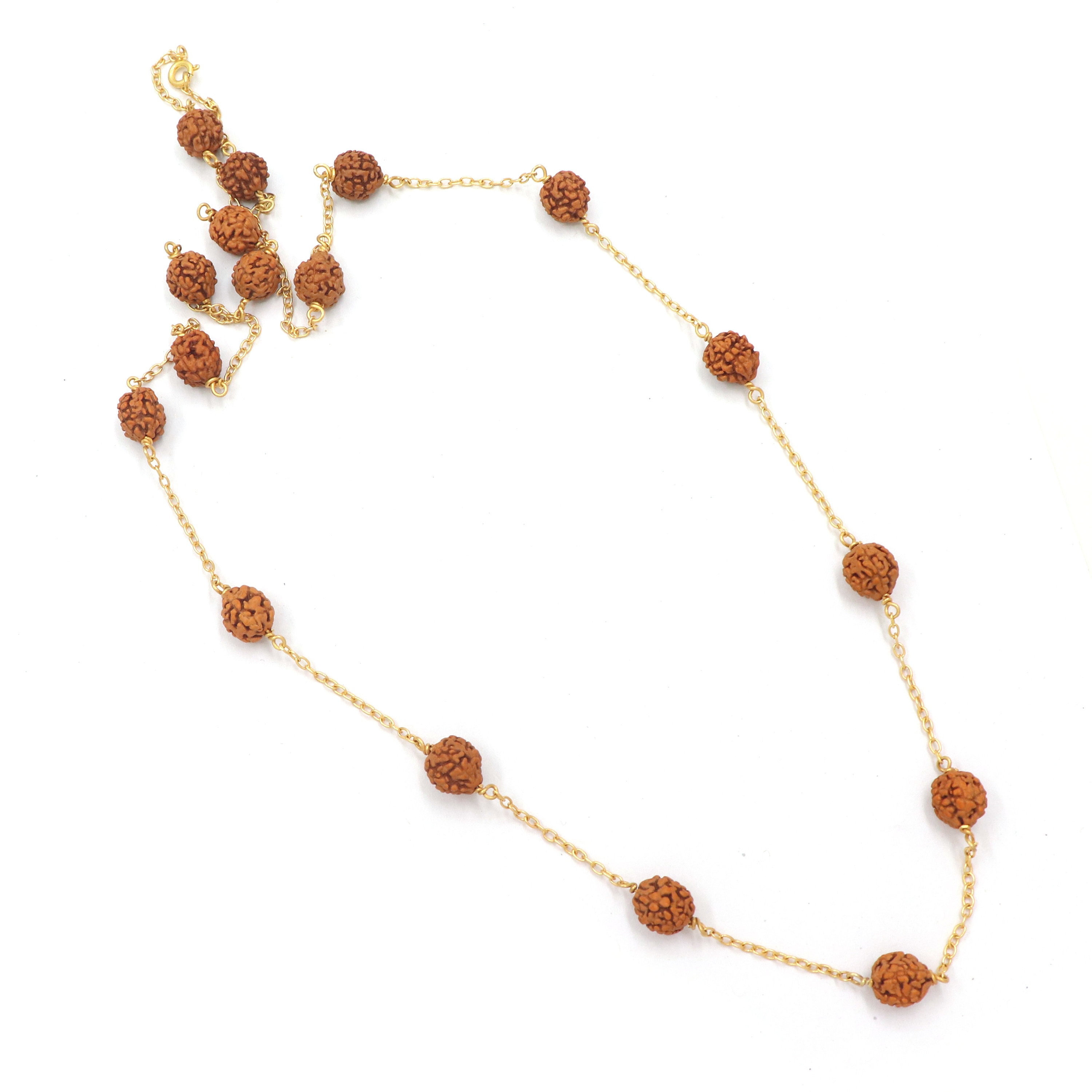 Rudraksha Necklace, Rudraksha Mala Necklace,men Style Rudraksha ,925 ...