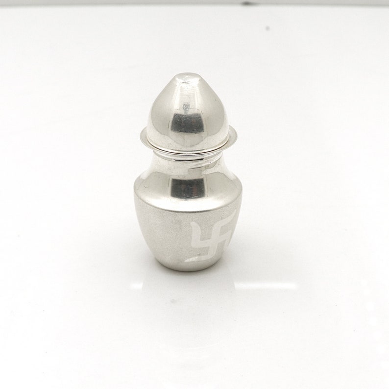 Pure Silver Pooja Kalash & Nariyal, Indian Pooja Items in Silver ...