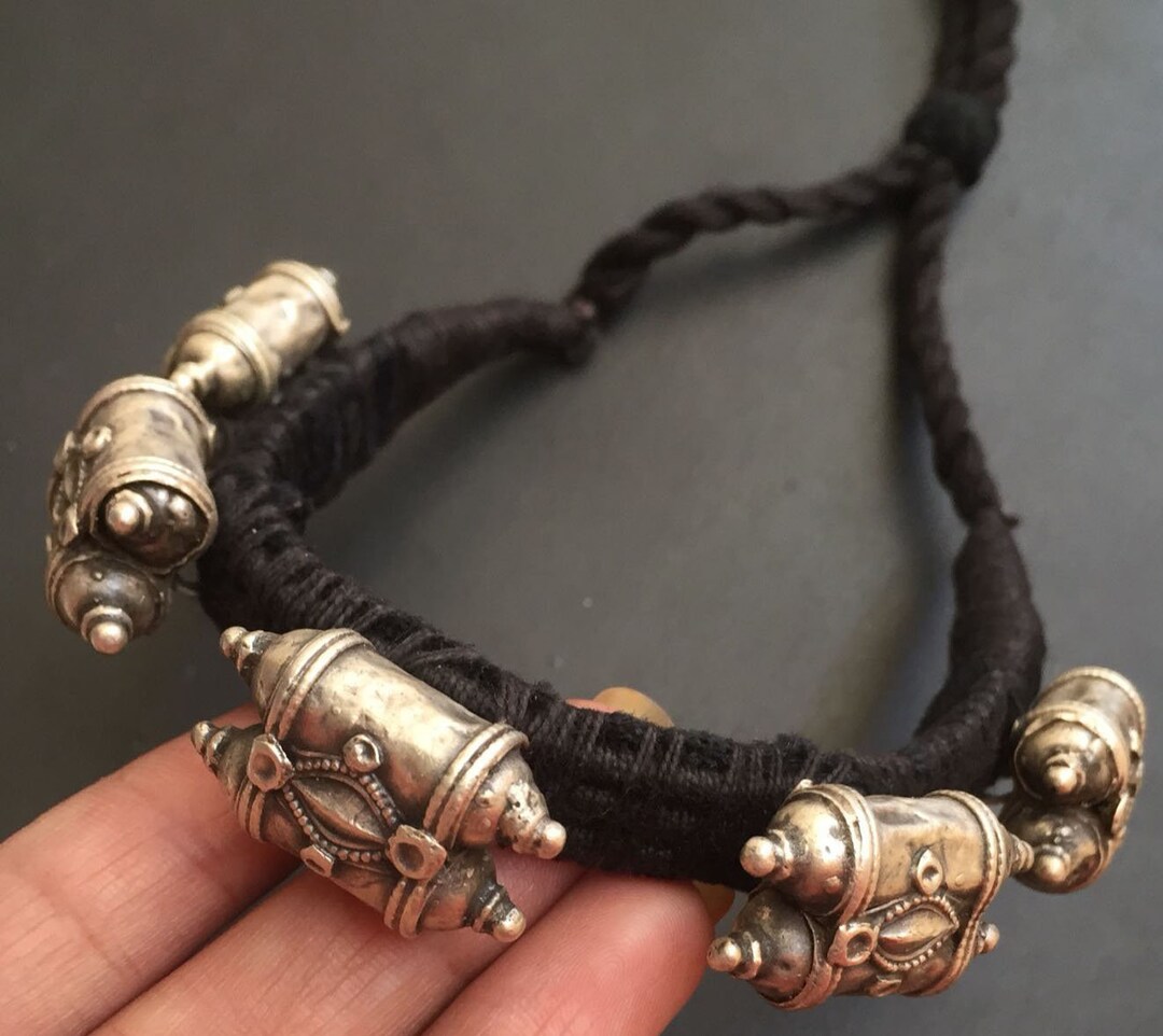 925 Solid Silver Taweez Design Thread Necklace Antique Silver - Etsy