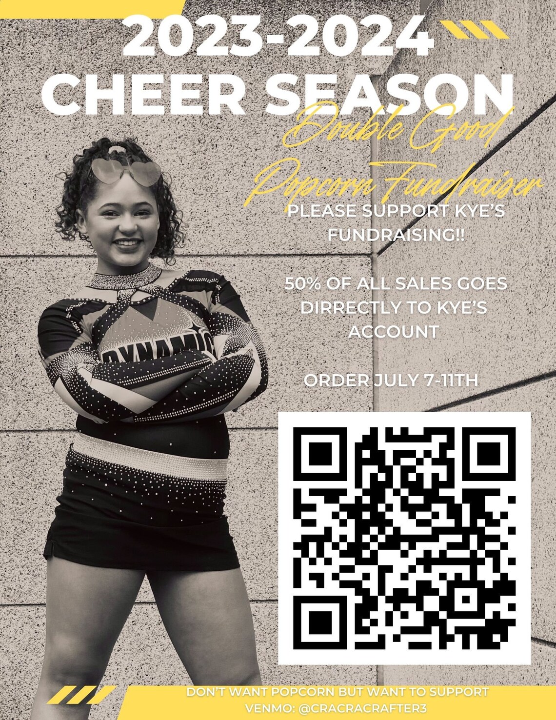 Custom QR Code Fundraising Flyer - Etsy