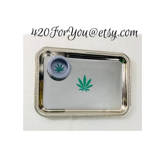 Collectibles 420 Metal Medium Rolling Tray Tobacciana etna.com.pe