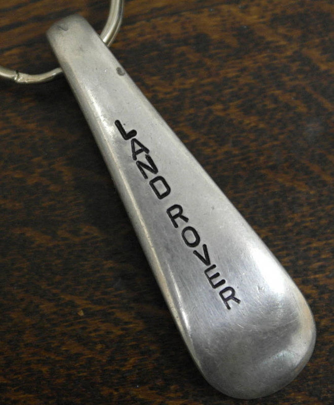 Hand Stamped Cutlery Car Key Ring Land Rover - Etsy
