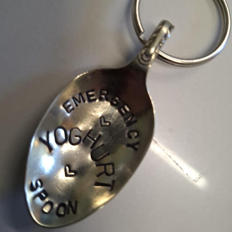 Silver Spoons Keyring - Etsy UK