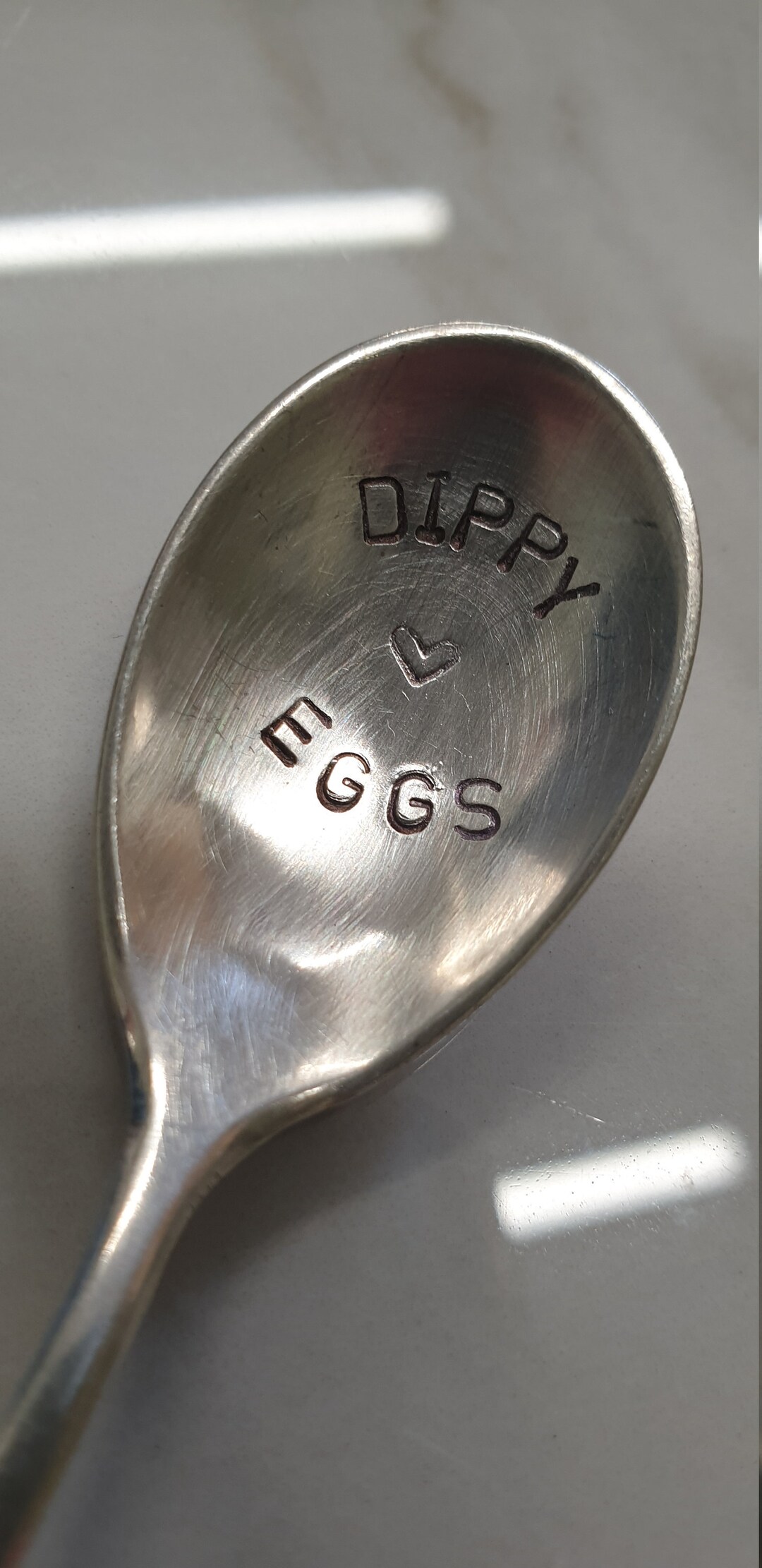 Hand Stamped Easter Spoon Dippy Eggs - Etsy