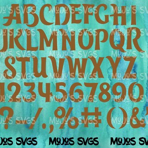 Trolls Alphabet Svg,trolls Font Svg,trolls Letters,trolls Movie Letters ...