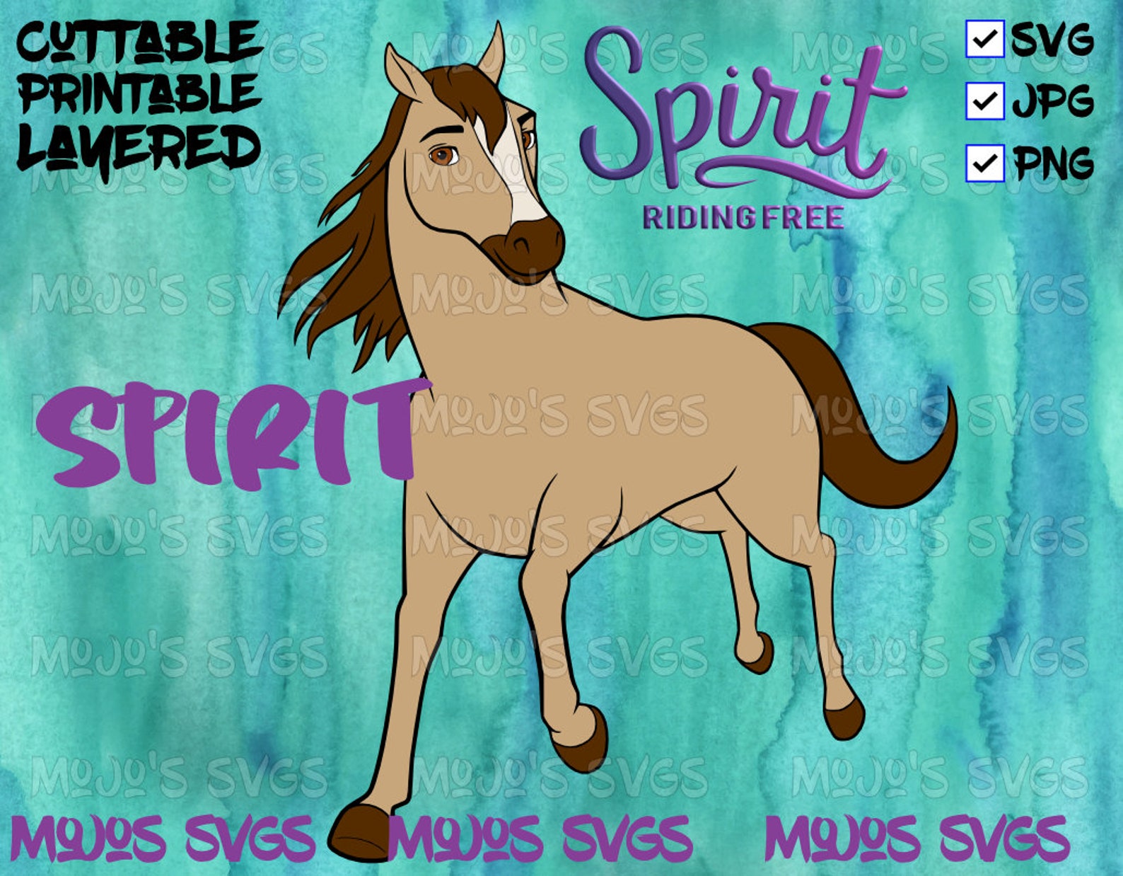 Spirit Riding Free SVG - Spirit Svg, Horse, Layered , Spirit Riding ...