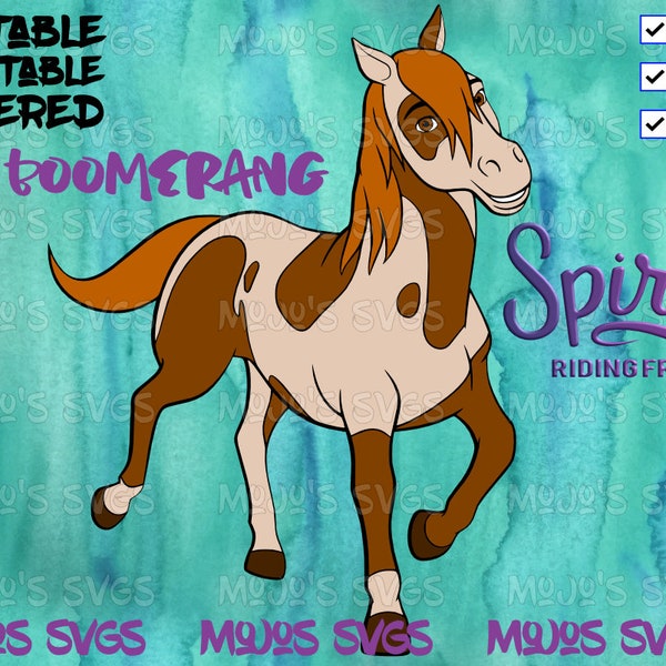 Spirit Riding Free Clip Art - Etsy