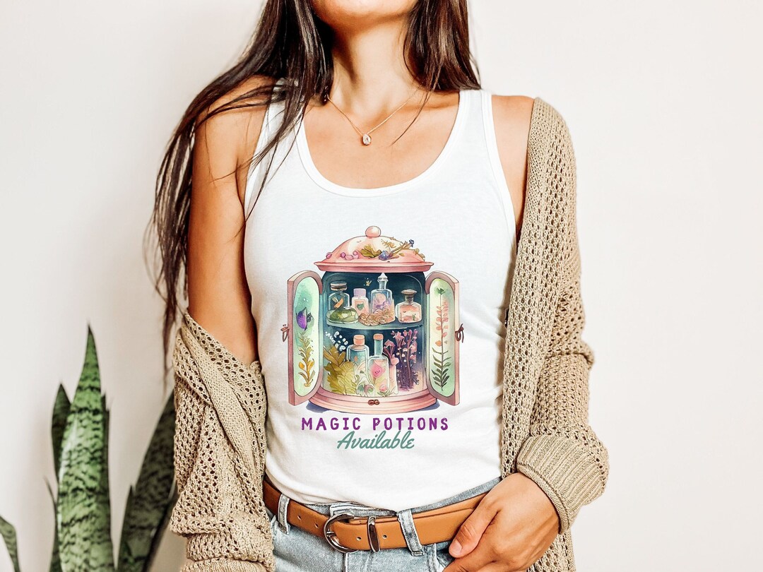 Magic Potions Apothecary Tank Magic Potions Shirt Halloween - Etsy