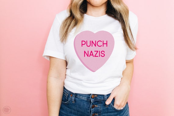 Punch Nazis Gift for Her Shirt for Women | Etsy