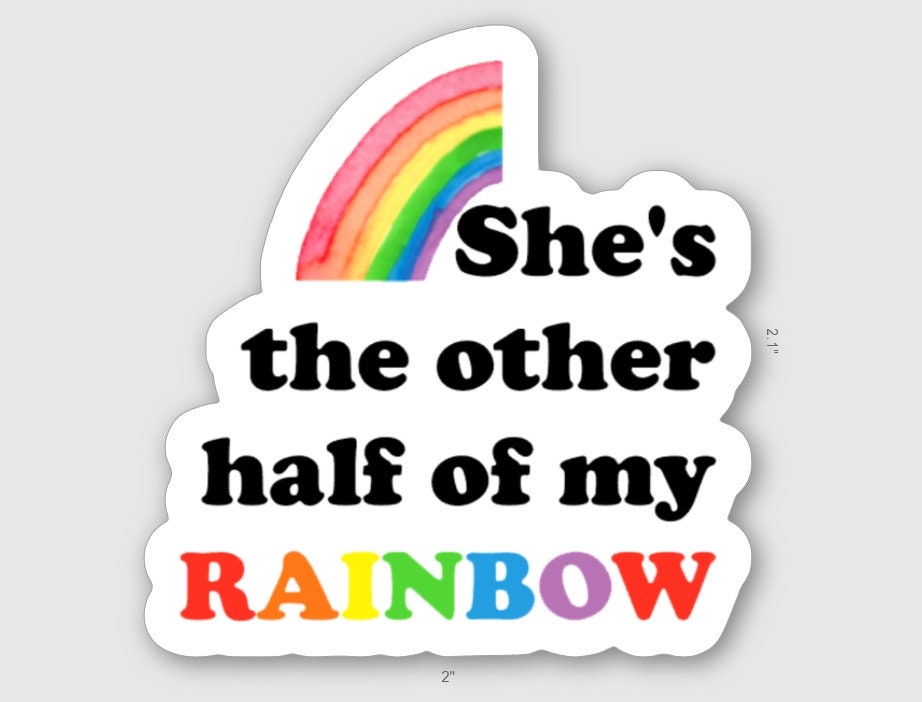 Lesbian Pride Sticker Pack LGBTQ Pride Stickers Political | Etsy