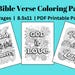 Bible Verse Coloring Pages | 20 Bible Themed Coloring Pages ...