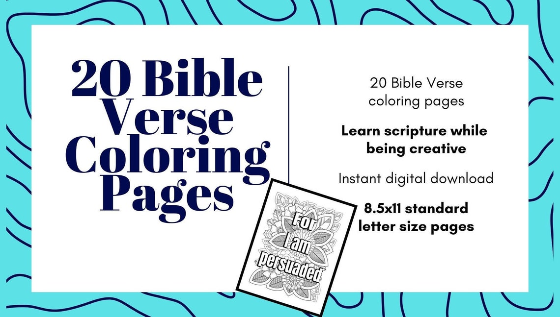 Bible Verse Coloring Pages | 20 Bible Themed Coloring Pages ...