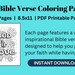 Bible Verse Coloring Pages | 20 Bible Themed Coloring Pages ...