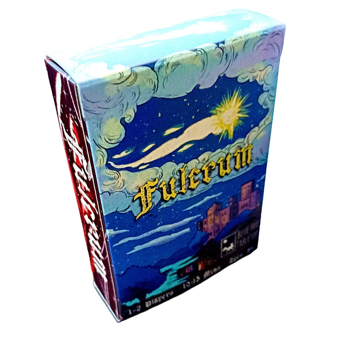 Fulcrum Card Game - Medieval Castles, Trebuchets and Comets - Single ...