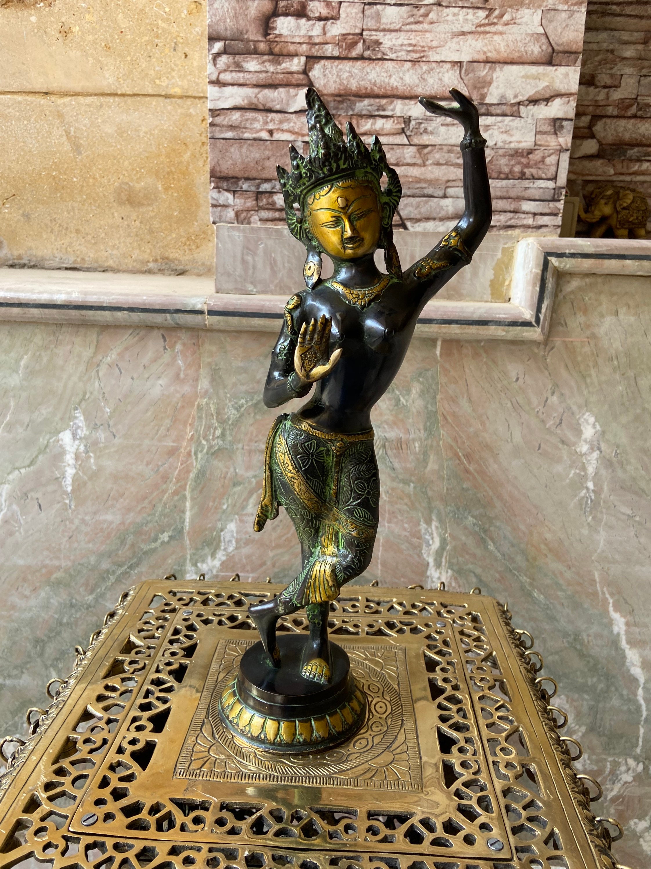 Goddess Tara Statue Green Tara Standing Tara Gift Home - Etsy UK