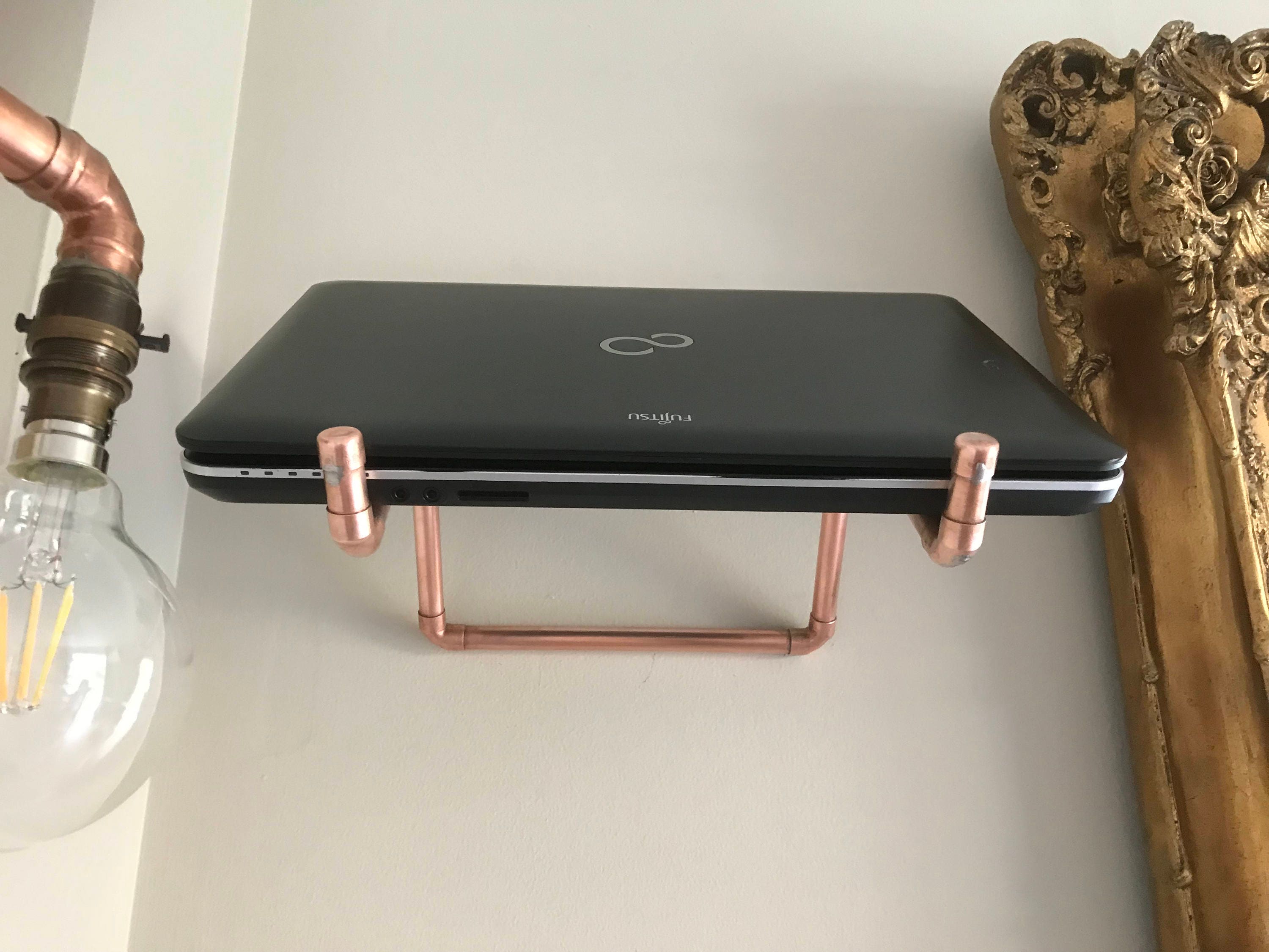 Wall Mounted Laptop Stand Lap Top Stand Notebook Holder | Etsy