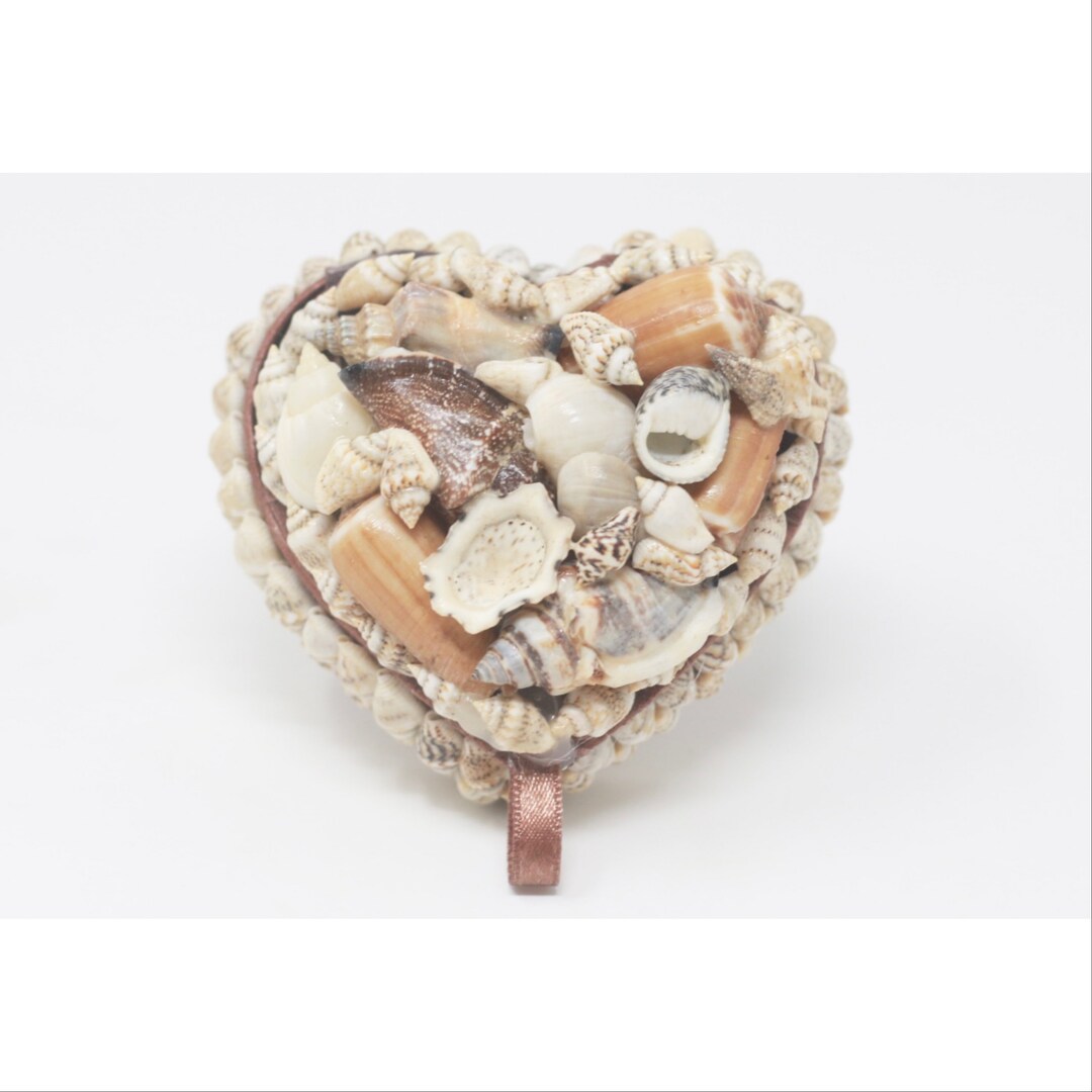 Heart Shaped Seashell Box Heart Shell Box - Etsy