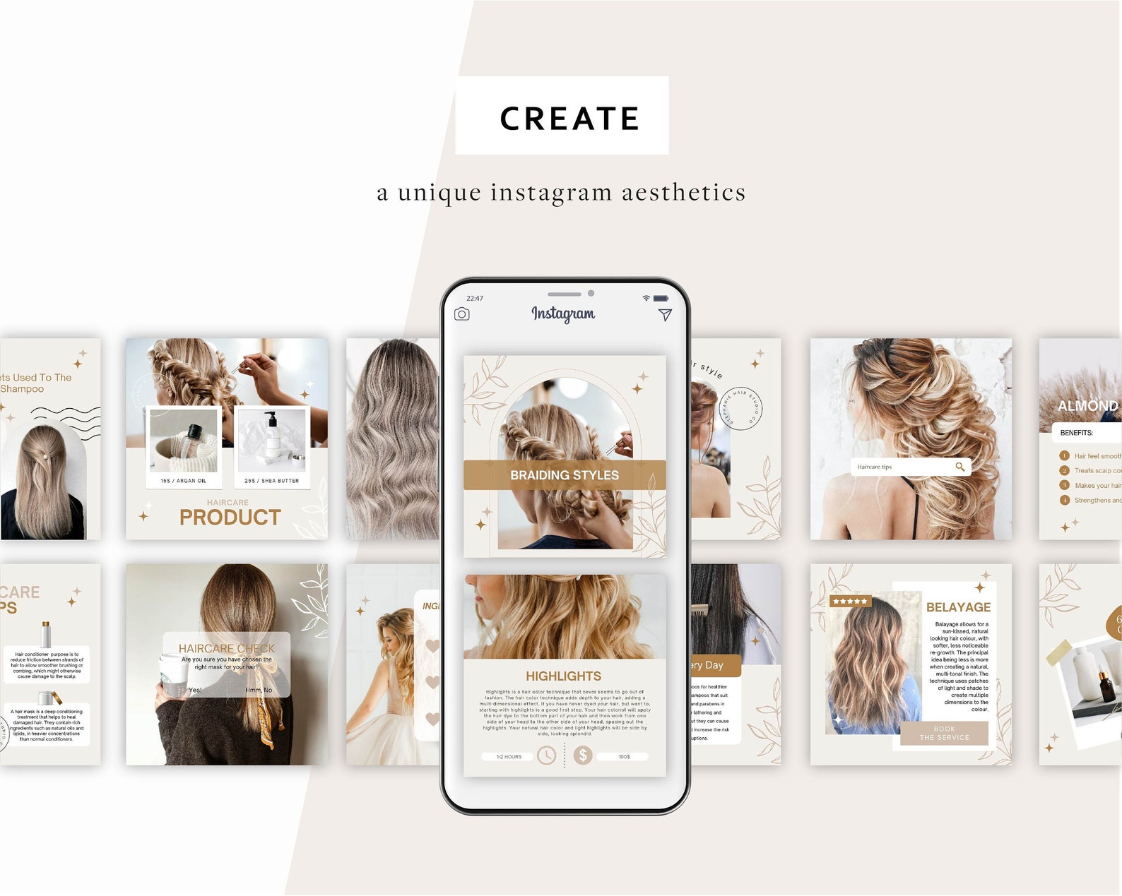 50 Hairdresser Posts Beauty Salon Posts Hair Salon | Etsy