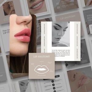100 Medspa Templates Lip Filler Templates Injector Instagram Templates ...