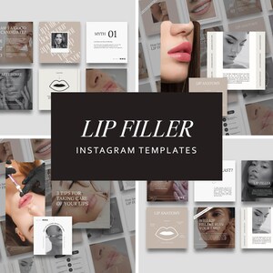 100 Filler Templates Nurse Injector Post Medspa Templates Lip Filler ...