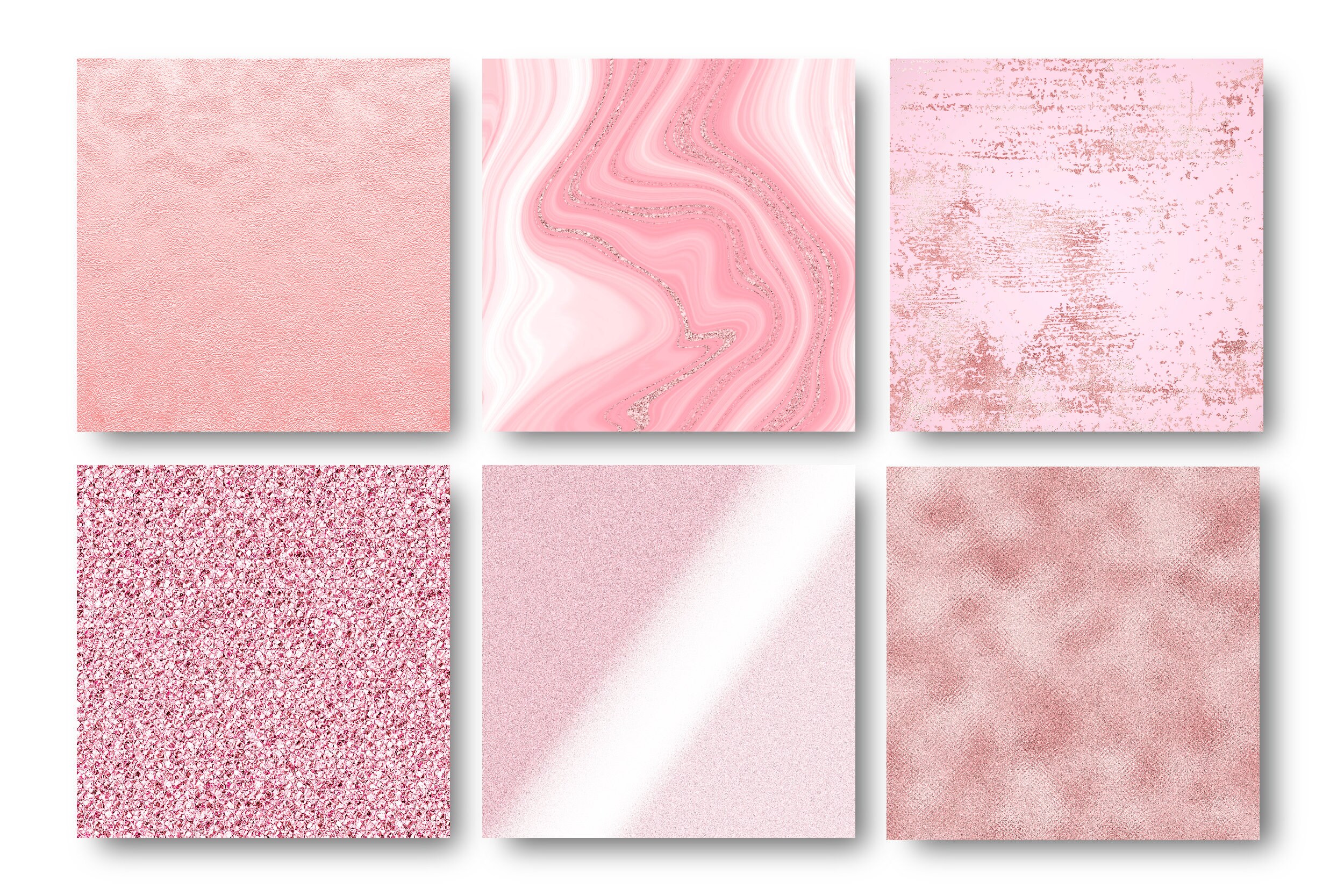 Rose gold Clipart Foil Texture pack Background brush stroke | Etsy