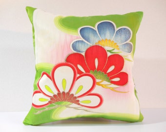 Japanese Kimono Pillow 244 decorative pillow 18x18 | Etsy