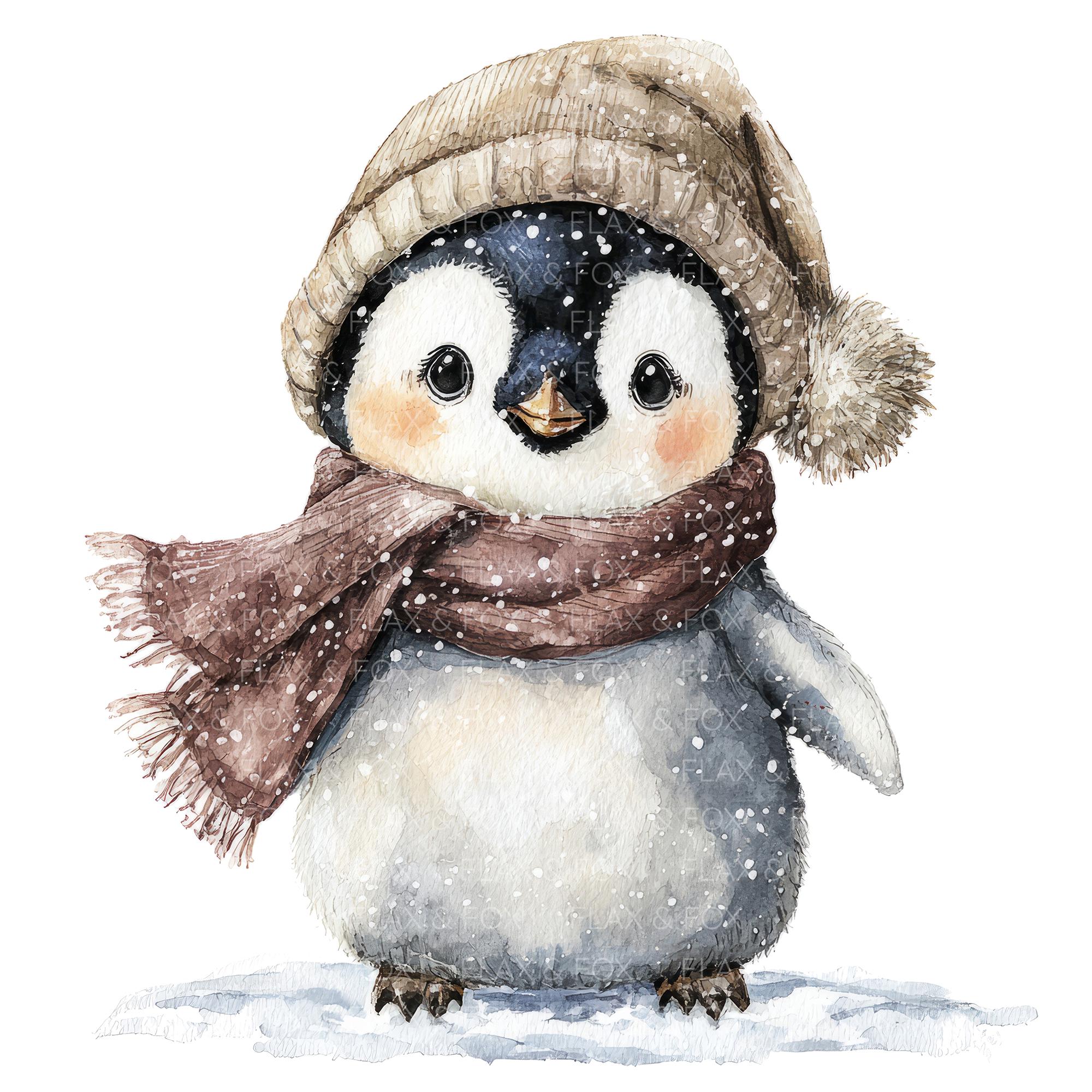 19 Cute Little Penguin Clipart L Baby Penguin L JPG Digital Download L ...